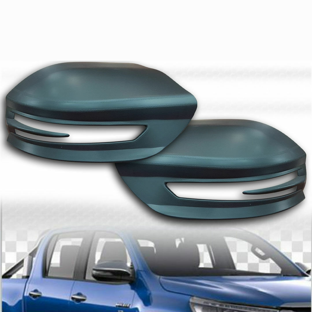 Toyota Hilux Revo Mirror Cap Trim 2016 2x Mirror Cap Trims 3M Tape Fits ...