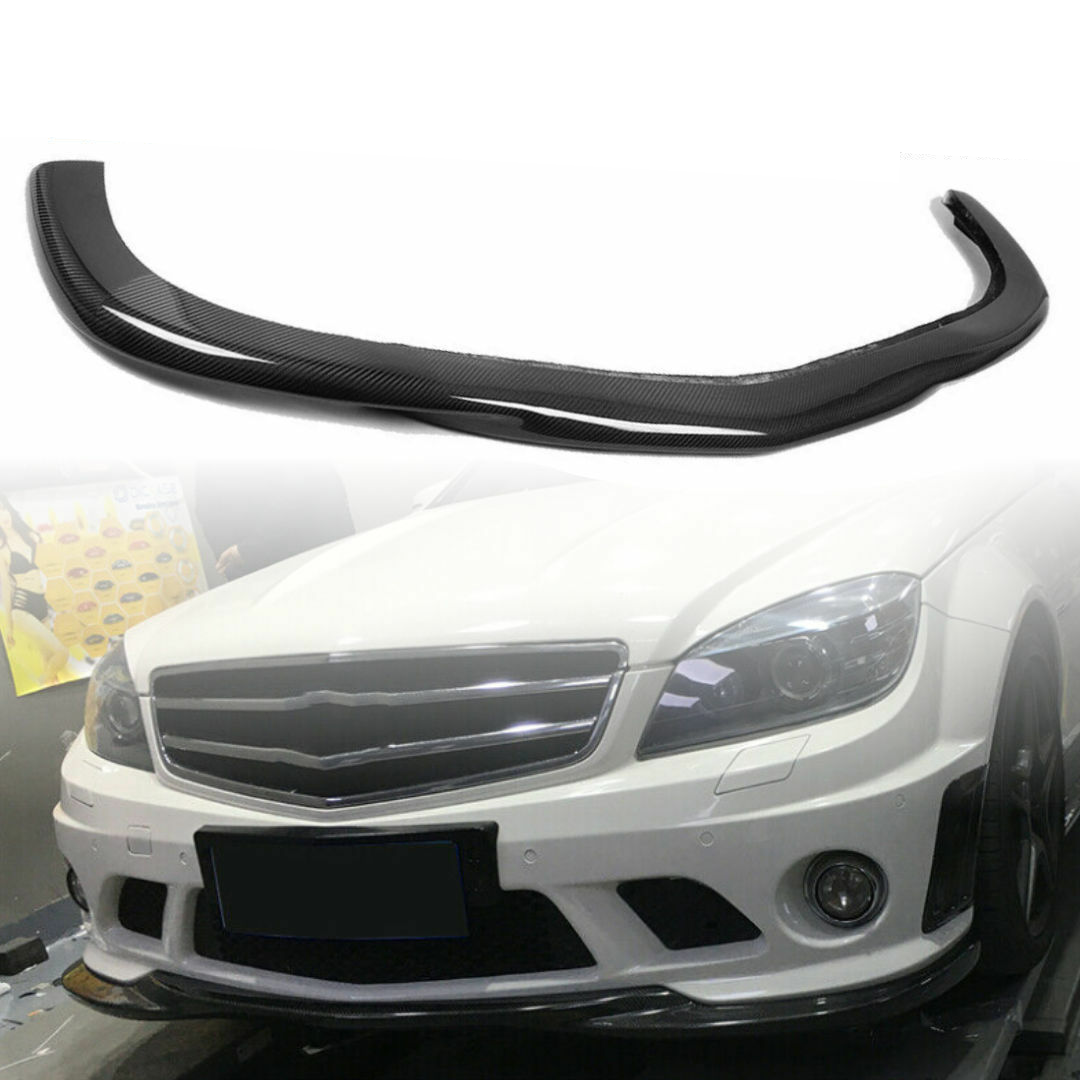 Merc W204 Series C63 AMG Front Spoiler Carbon Fibre 09 UP Full Carbon ...