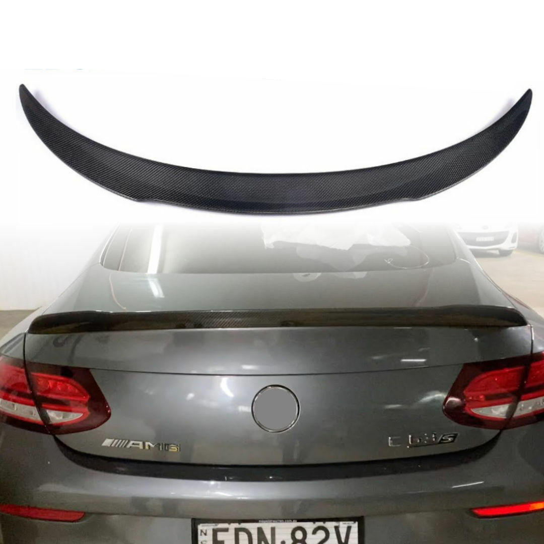 Merc W205 C63 AMG Coupe Carbon Fibre Bootspoiler Merc W205 C63 AMG ...