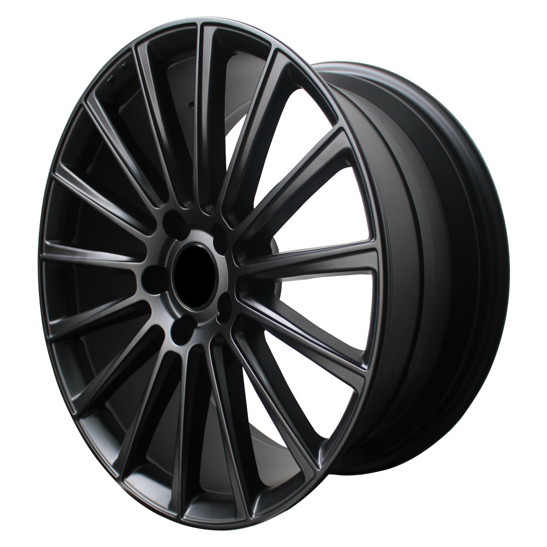 18 Inch - Gunner - 5x112 - Matte Black Matte Black 5X112 PCD 18X8 ET ...
