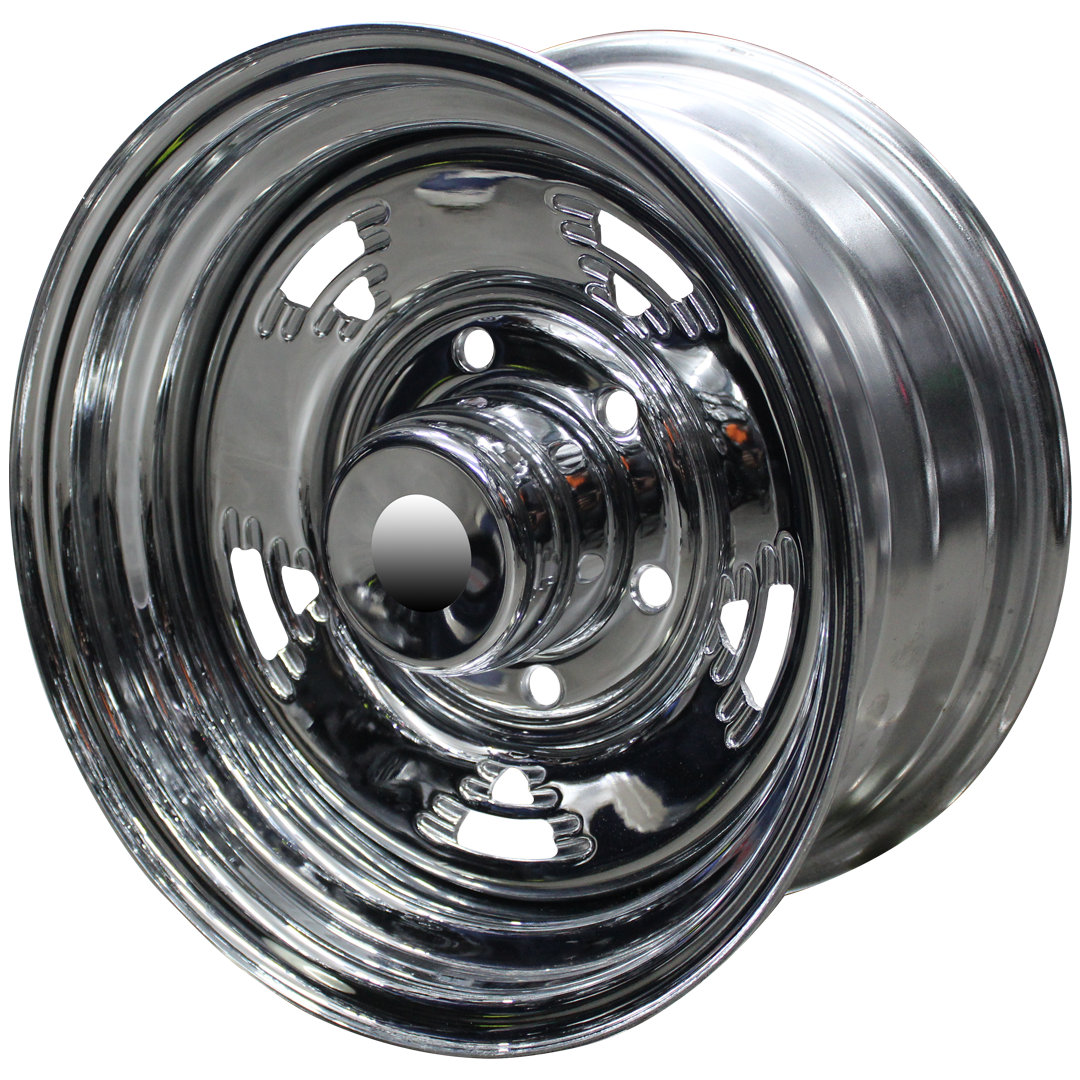 14 Inch - R. Edge Fluted Modular Chrome - 6x139 Chrome 6x139 PCD 7J ...