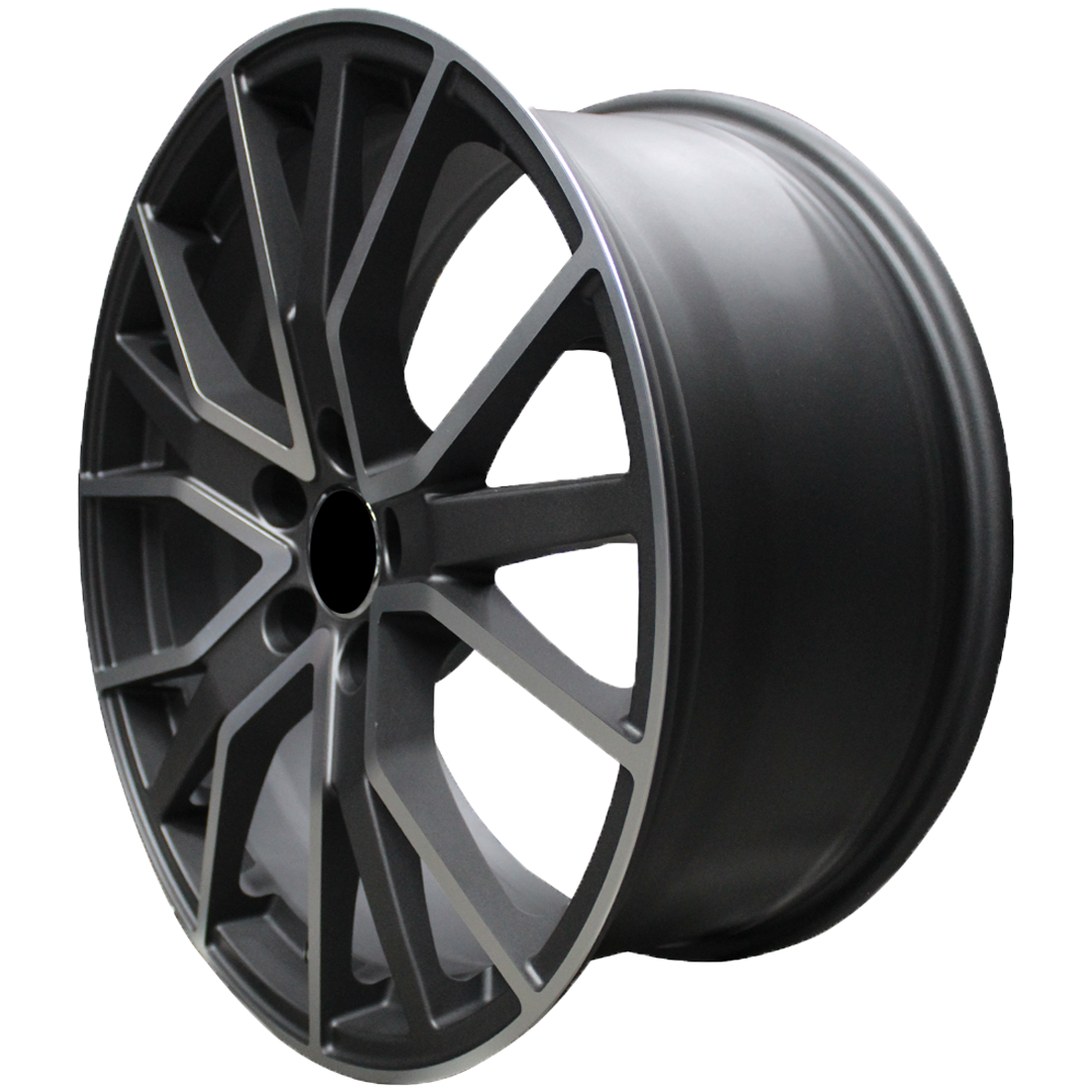 19 inch - Olive - 5x112 - Satin Gunmetal Machined Face Satin Gunmetal ...
