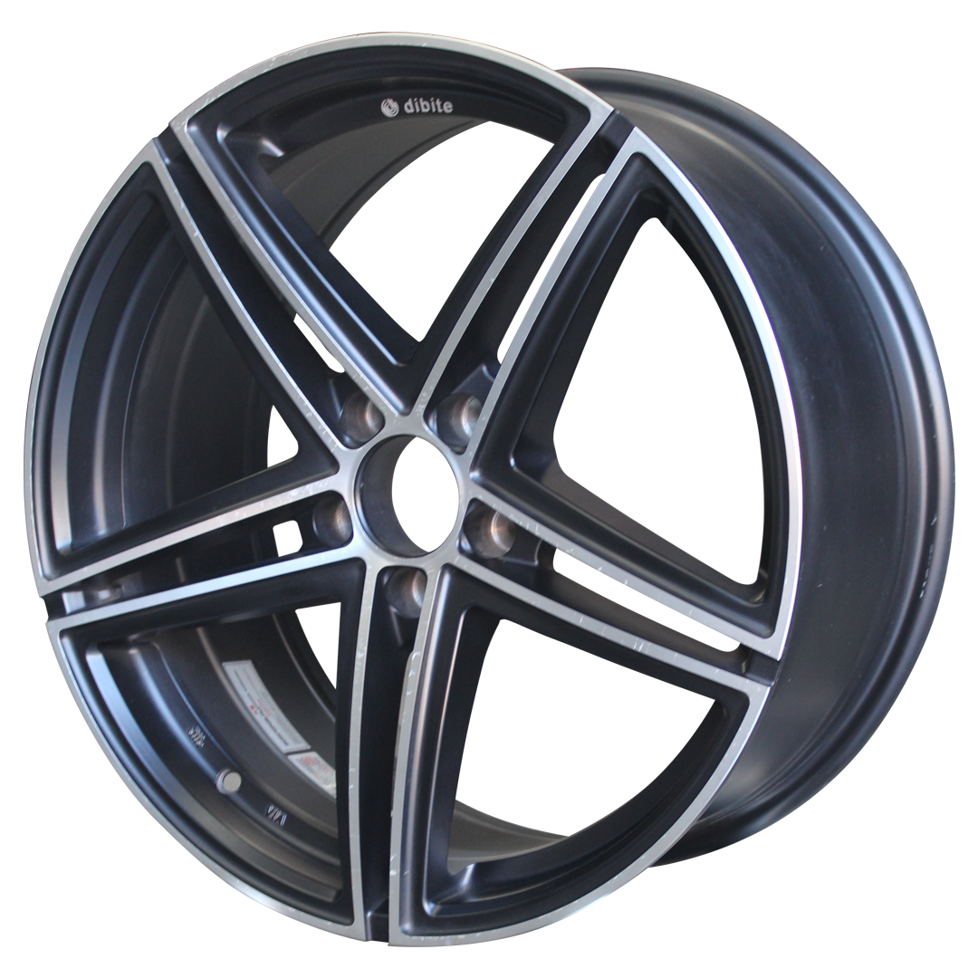 18-Inch - Dibite Reps - 5x114 - Black Machined Face Black Machined Face ...