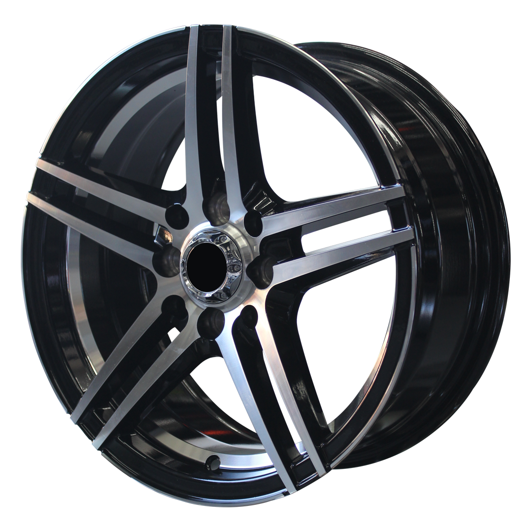 15 Inch - Rapture - 4X100/114 - Black Machine Face + Undercut Black ...