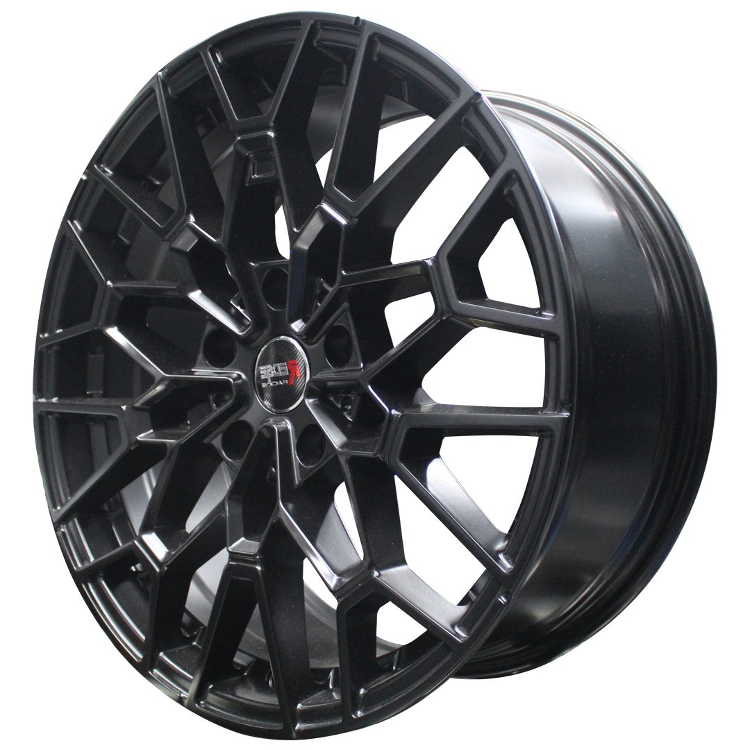 19 Inch - Spiderwick - N/W - 5x120 - Matte Black Matte Black 5X120 PCD ...